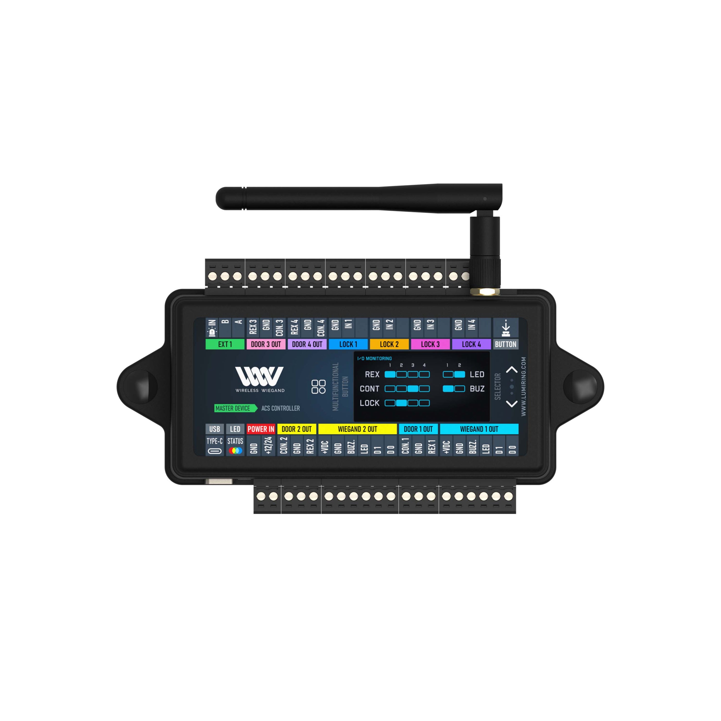 INVID-WIRELESSWIEGANDX: Wireless Wiegand Point To Point Bridge Device ...