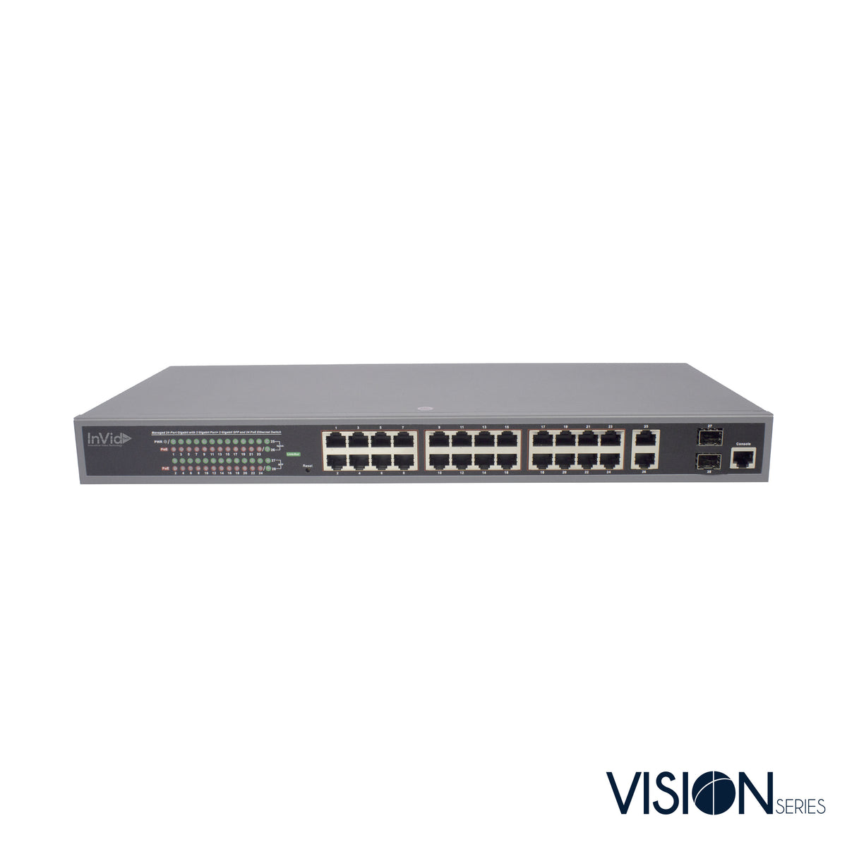 VIS-POE24-2MAN: Managed Switch — Invidtech